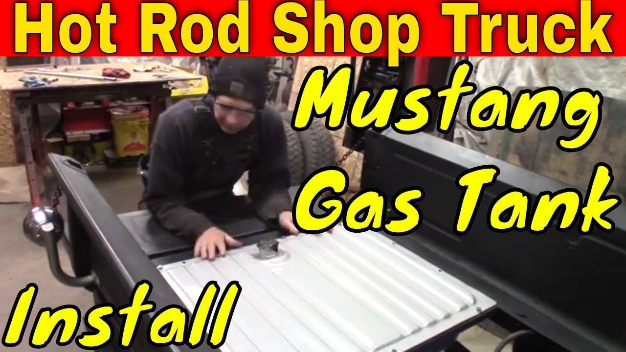 Installing a Mustang Gas Tank in My Model A Hot Rod Shop Truck - YouTube