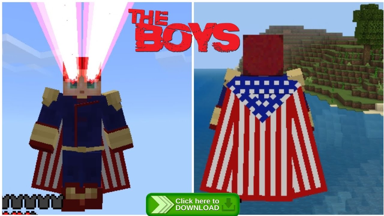 Homelander | The Boys Addon for Minecraftpe| Mç Verse - YouTube