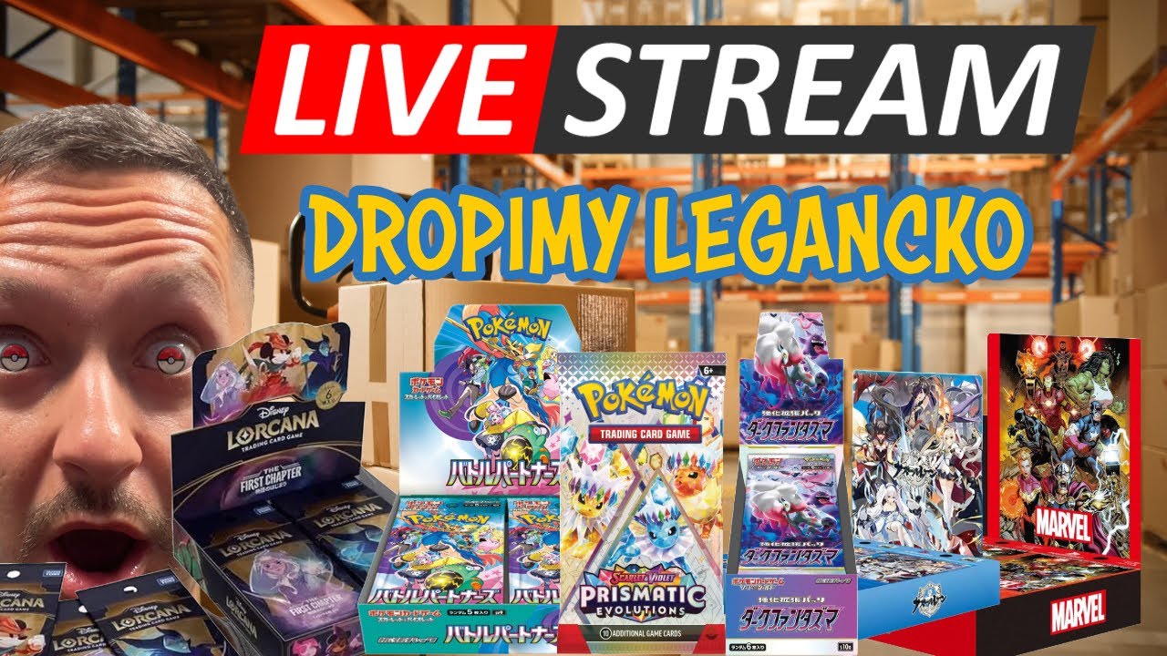 LIVE! - DROPIMY LEGANCKO- Battle Partners - Karty Pokemon - YouTube