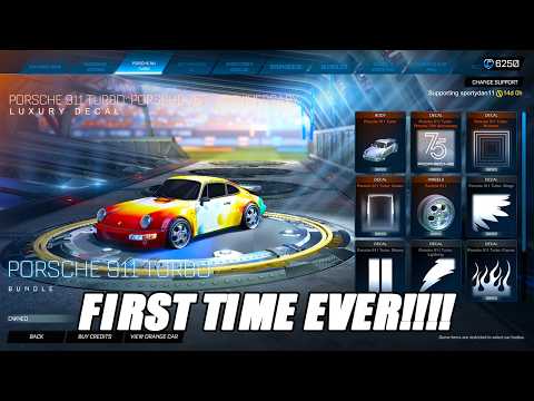*NEU* Porsche 911 Turbo ZUM ERSTEN MAL ÜBERHAUPT IM ROCKET LEAGUE ITEM-SHOP!!