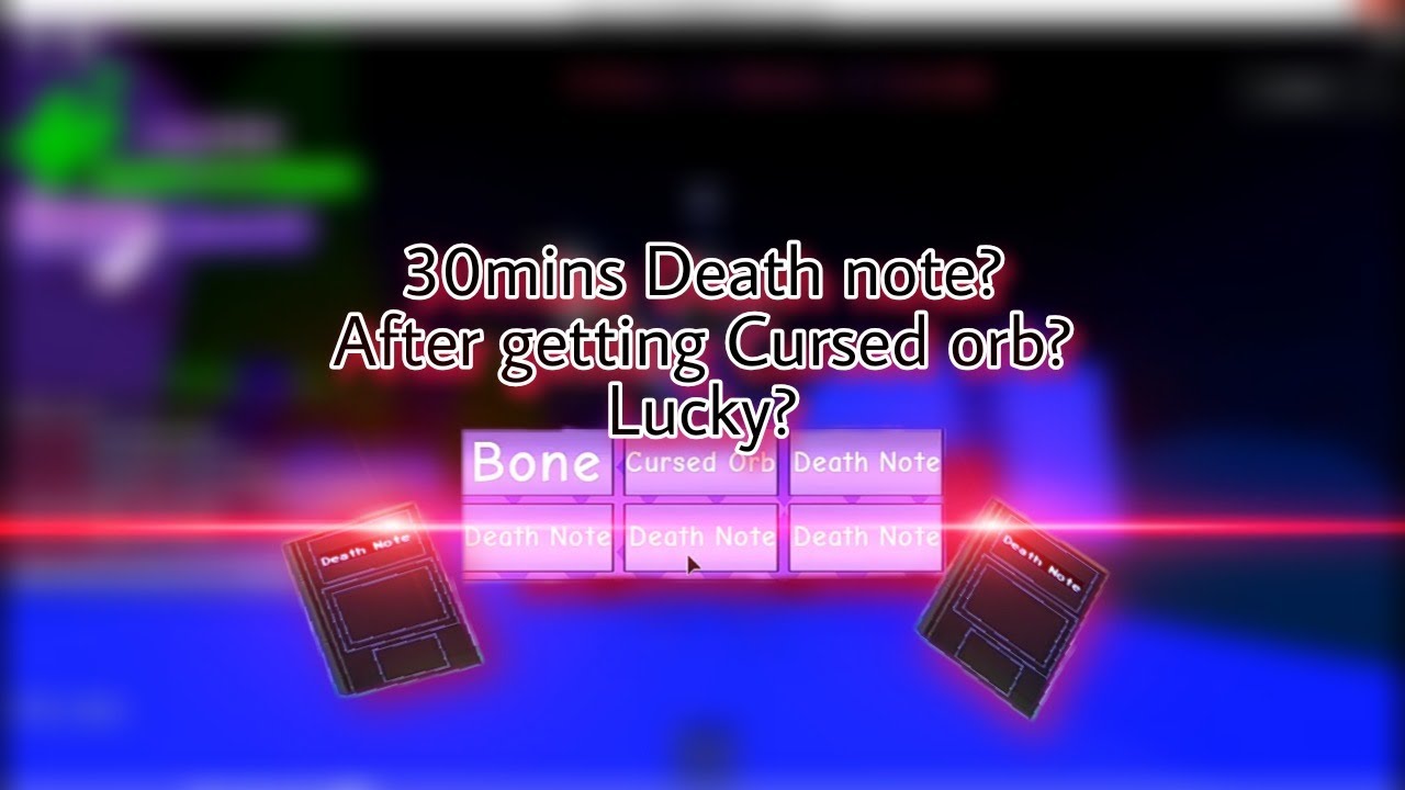 Death note | spawn with in 30mins? Im i getting lucky? Give aways* A ...