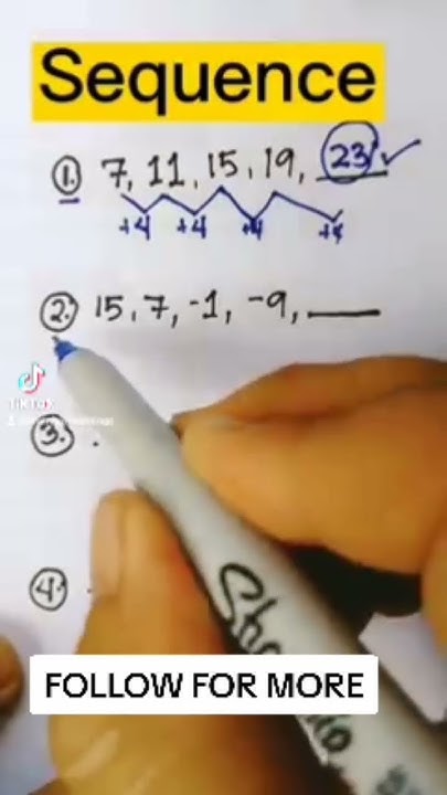 Sequence| Easy way to learn Sequence. #brainboxlearningconsult #mrmaro #maths #sequence #ap #gp ...