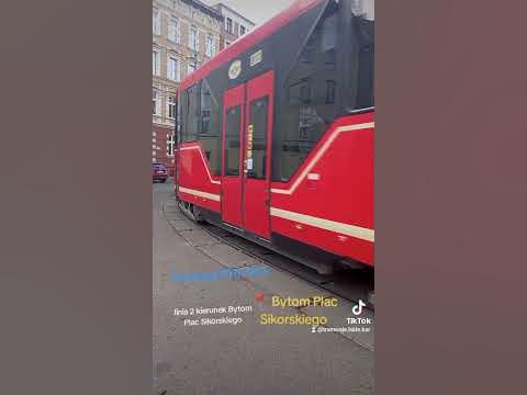 linia 2 kierunek Bytom Plac Sikorskiego Duewag Ptm 913 📍 Bytom Plac Sikorskiego - YouTube