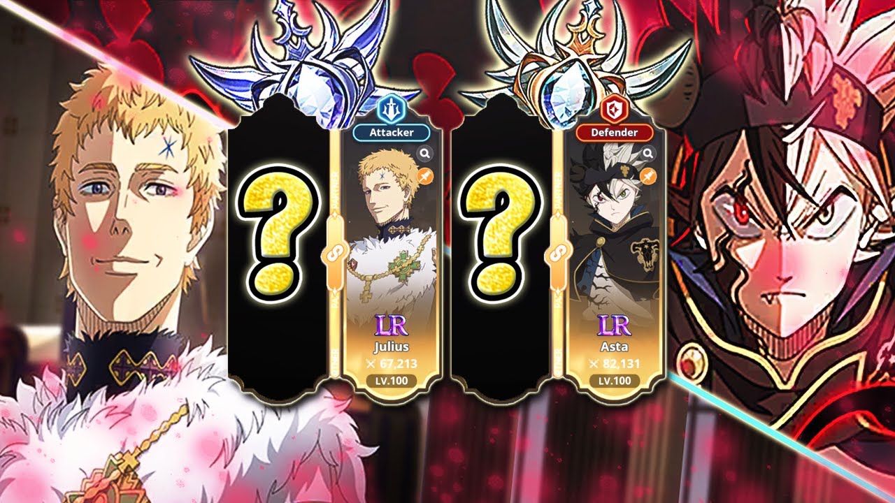 COUNTER TO BLACK ASTA META! JULIUS OR BLACK ASTA | Black Clover Mobile ...