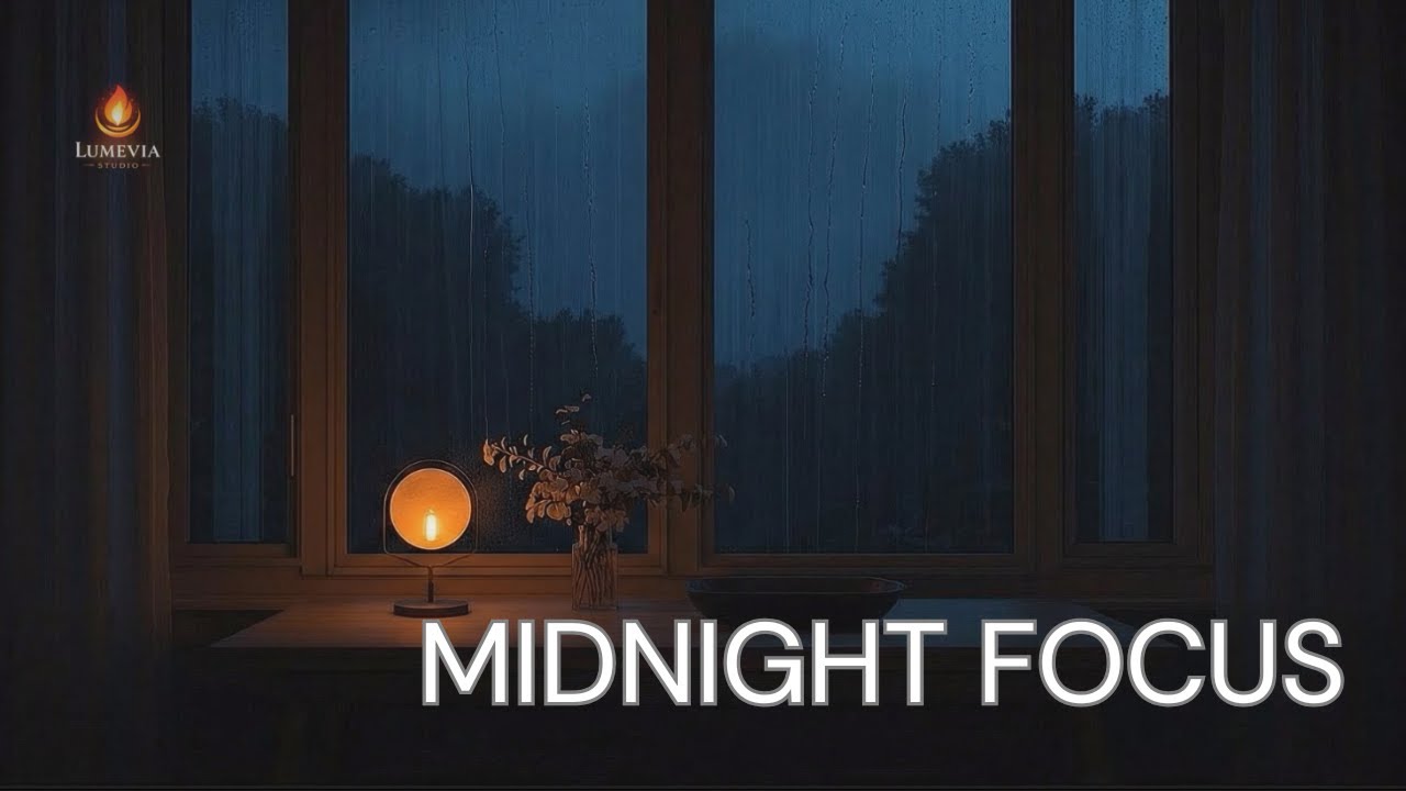 Midnight Rain Focus | Deep Study Music (3 Hours) - YouTube