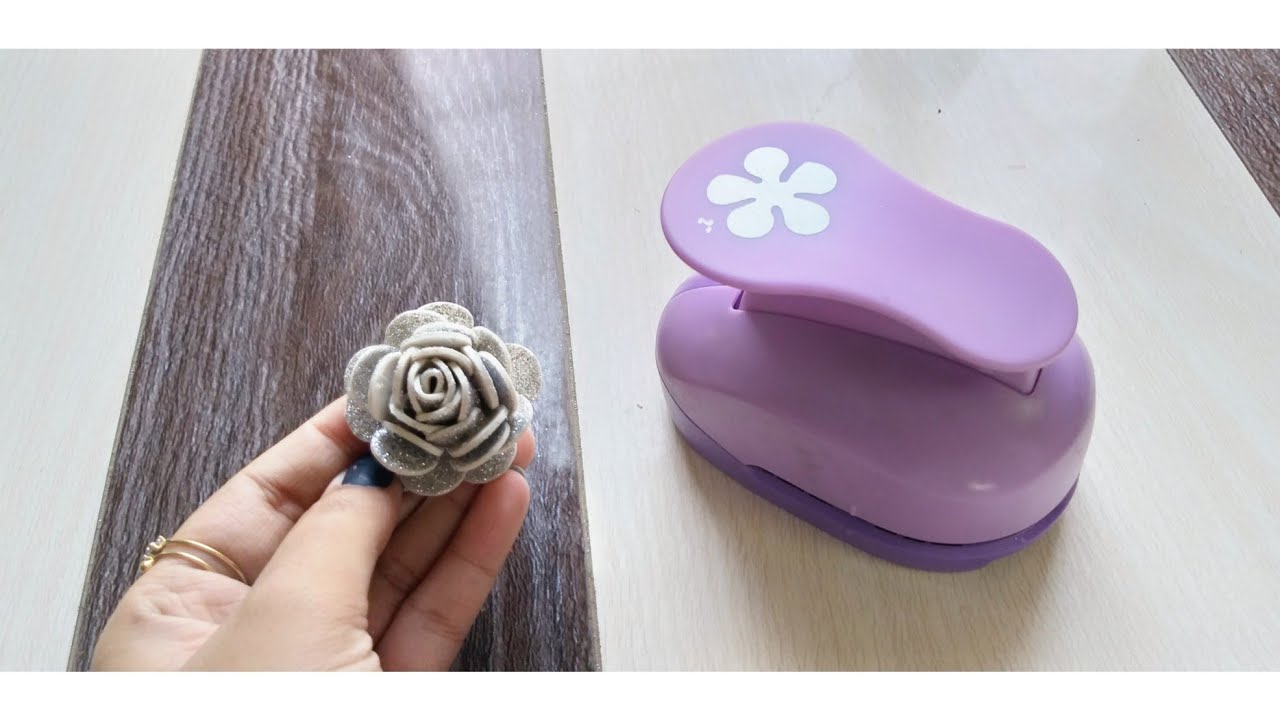 78: DIY || Making Flower ||Craft Punch ||Divya's art gallary - YouTube