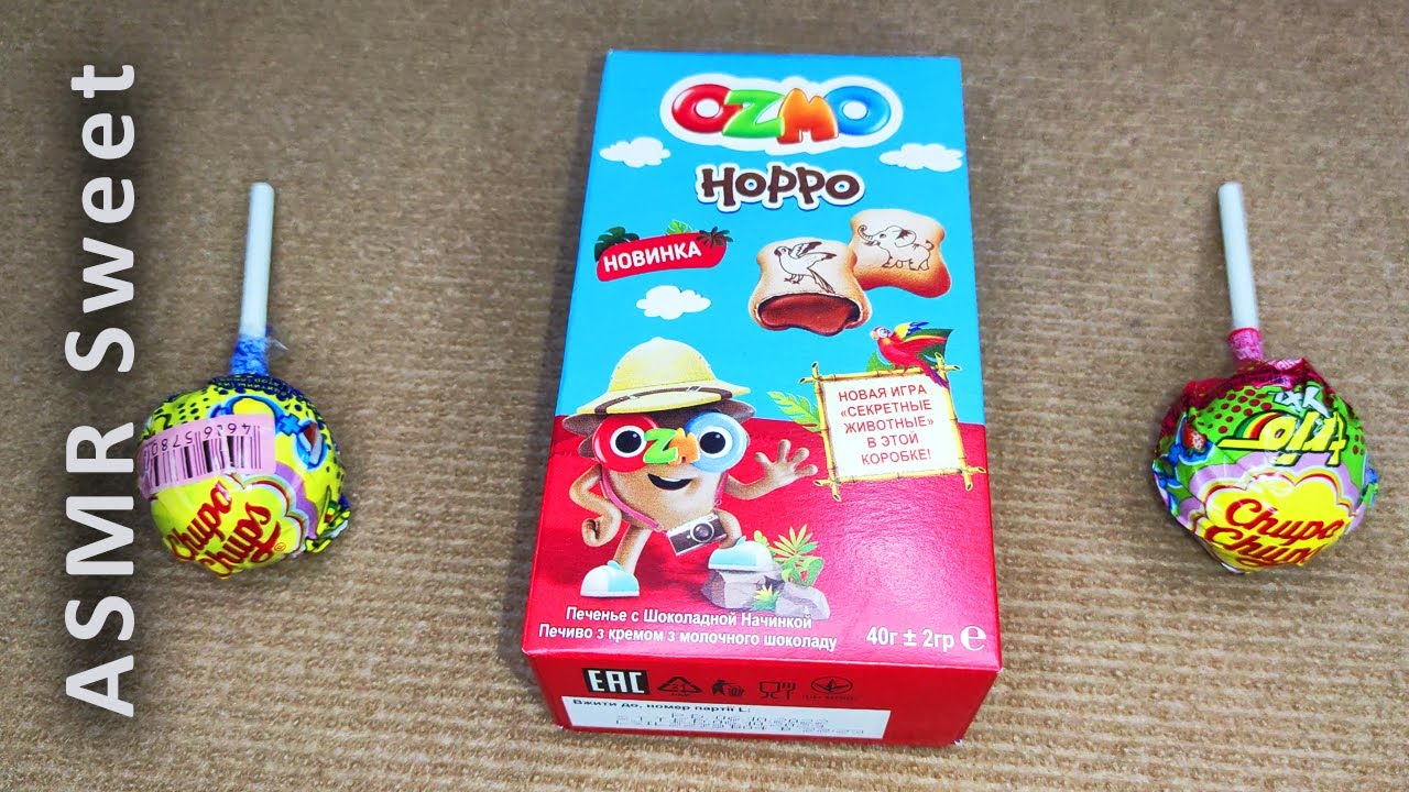 OZMO HOPPO Opening | ASMR | Candy and Lollipop | Satisfying and relaxing Video - YouTube