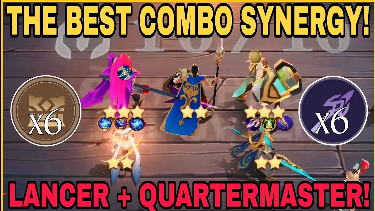 THE BEST COMBO SYNERGY! LANCER AND QUARTERMASTER! | MAGIC CHESS 2024 ...