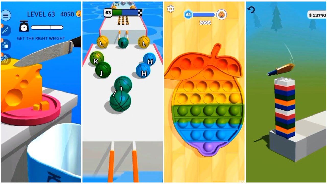 ASMR Mobile Games With Satisfying Gameplay And Relax Sounds Cutting ...