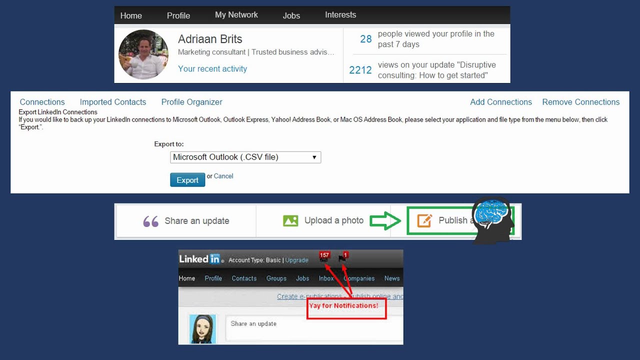 PR lesson17 - Using Linkedin to automate your press release ...