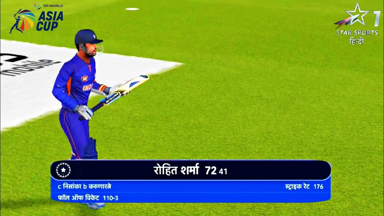 𝗥𝗼𝗵𝗶𝘁 𝗦𝗵𝗮𝗿𝗺𝗮 𝗺𝗮𝗴𝗻𝗶𝗳𝗶𝗰𝗲𝗻𝘁 72 𝗼𝗳𝗳 41 𝗶𝗻 𝗛𝗶𝗴𝗵 𝗽𝗿𝗲𝘀𝘀𝘂𝗿𝗲 𝗺𝗮𝘁𝗰𝗵 𝗼𝗳 𝗔𝘀𝗶𝗮 𝗖𝘂𝗽 ...