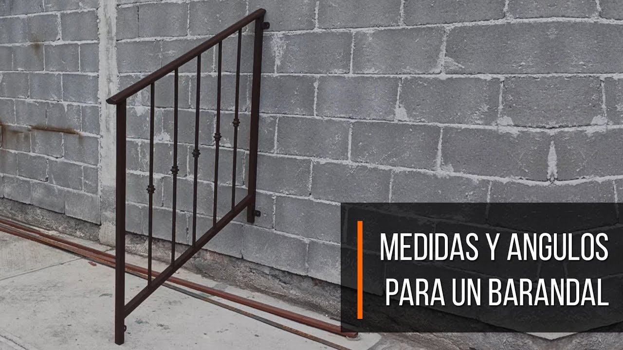 Cómo sacar medidas y angulos de un barandal 🔥 Fácil y rápido🔥 - YouTube