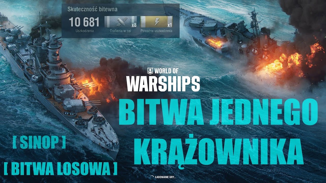 WoWs: bitwa jednego krążownika #Sinop *** Zagrajmy w World of Warships ...