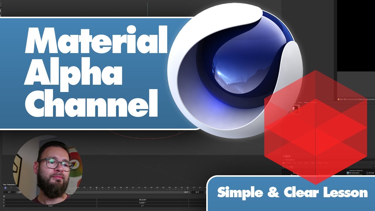How to use a PSD based Alpha Channel in Redshift Material - YouTube