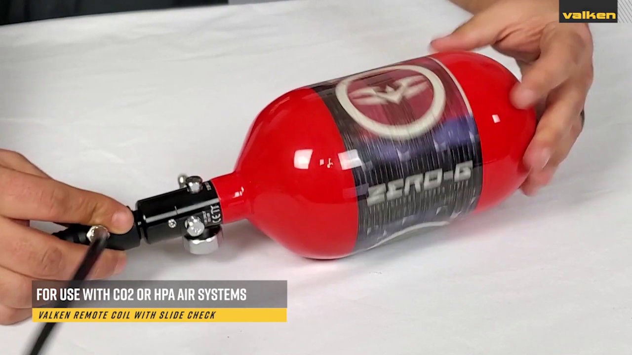 Valken Remote Coil with Slide Check - YouTube