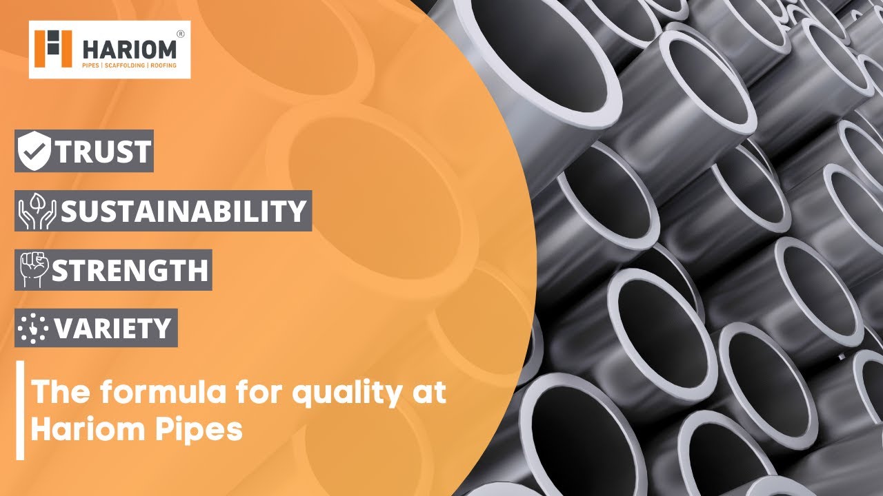 Hariom Pipes - the blend of strength, trust, sustainability and variety ...