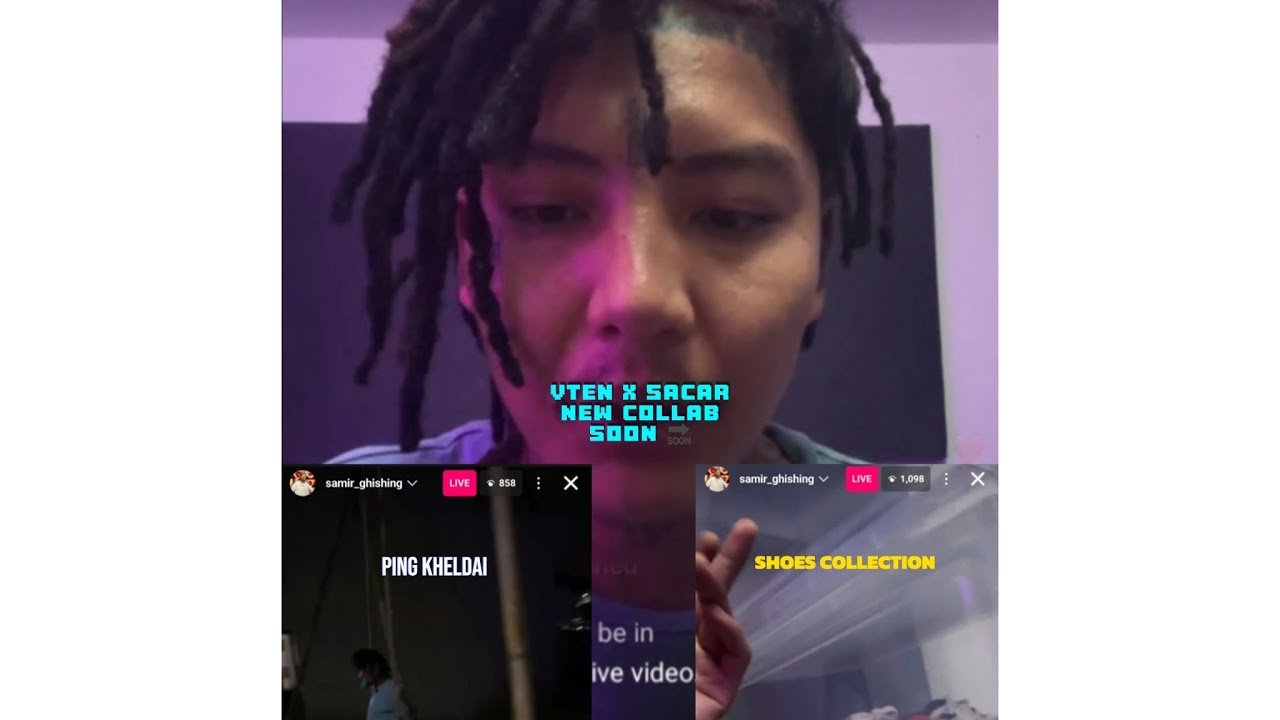 Vten New Instagram Live|| Talking About New Collab With Sacar|| Playing ...