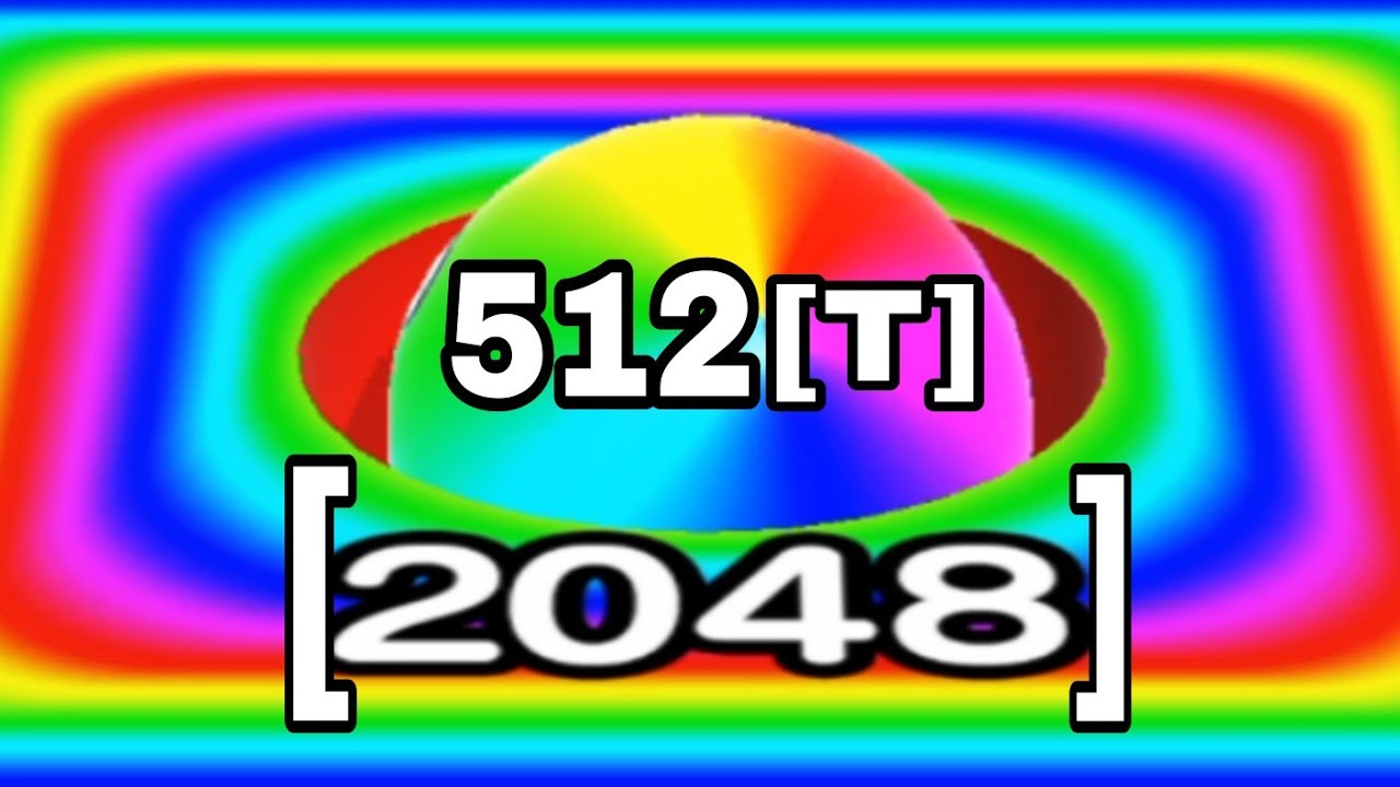 BALL RUN 2048 — INFINITY ∞ 512¯T VERY SPECIAL WALL! (T¯ILLION, Gameplay ...