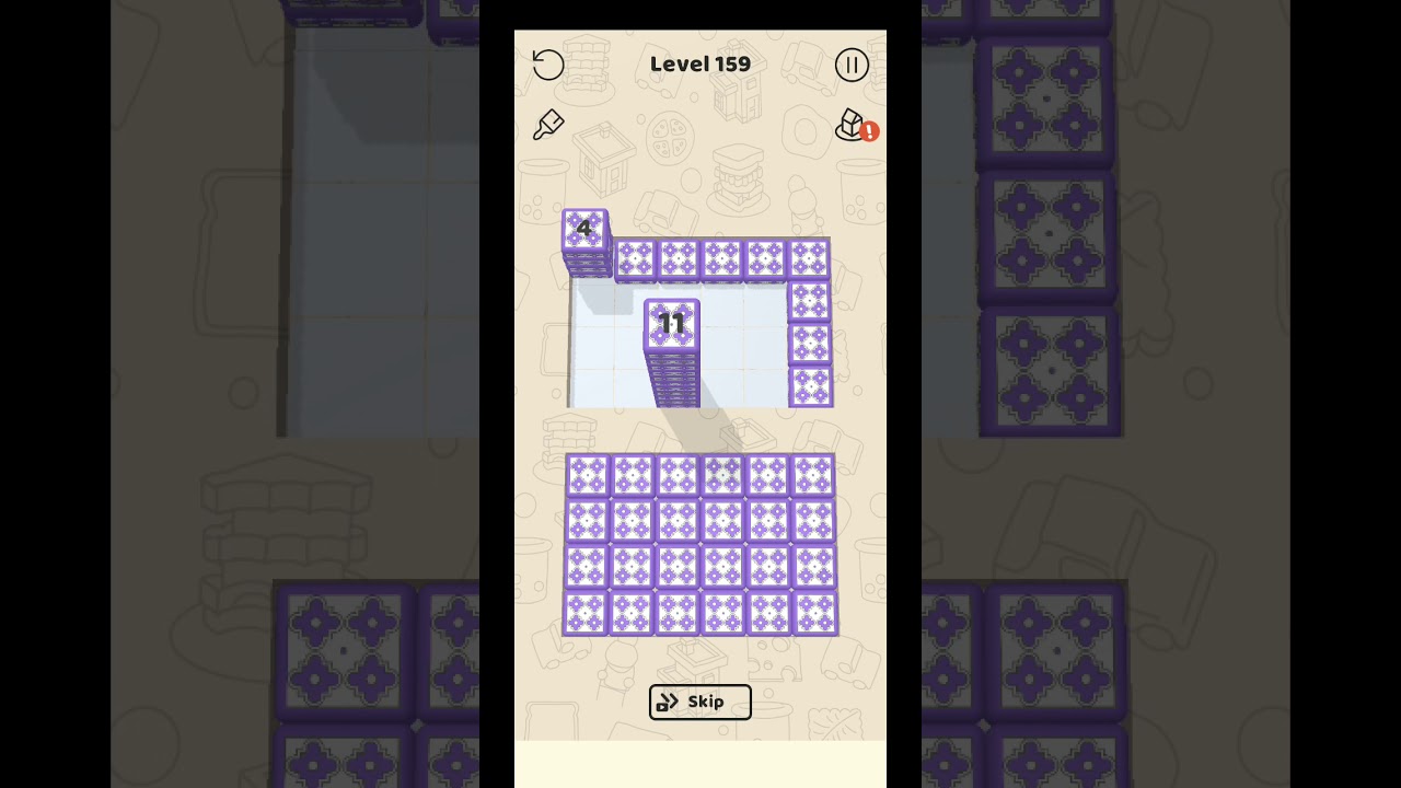 Stack Blocks 3D Level 159 Walkthrough - YouTube