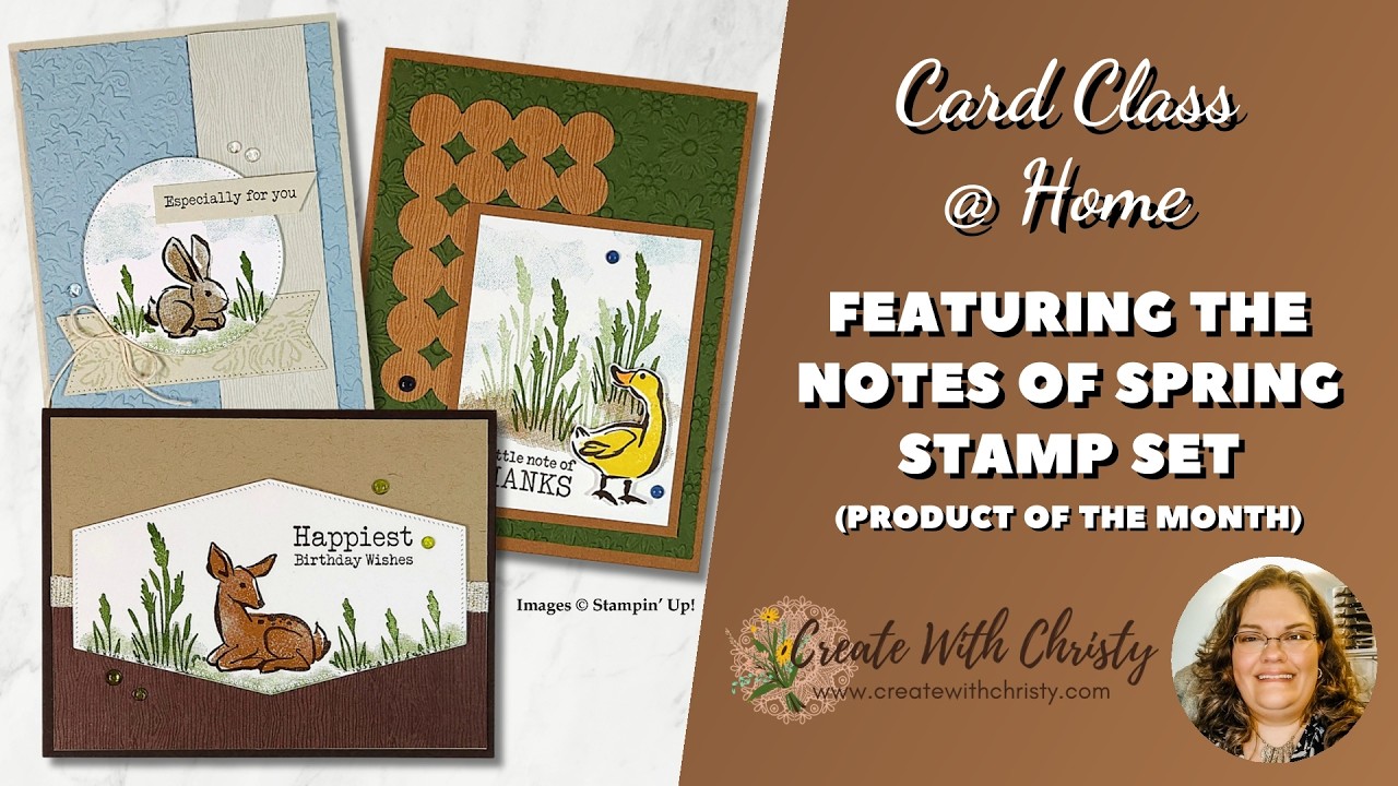 3 Easy Spring Cards You’ll Love | Free Notes of Spring Card Class - YouTube