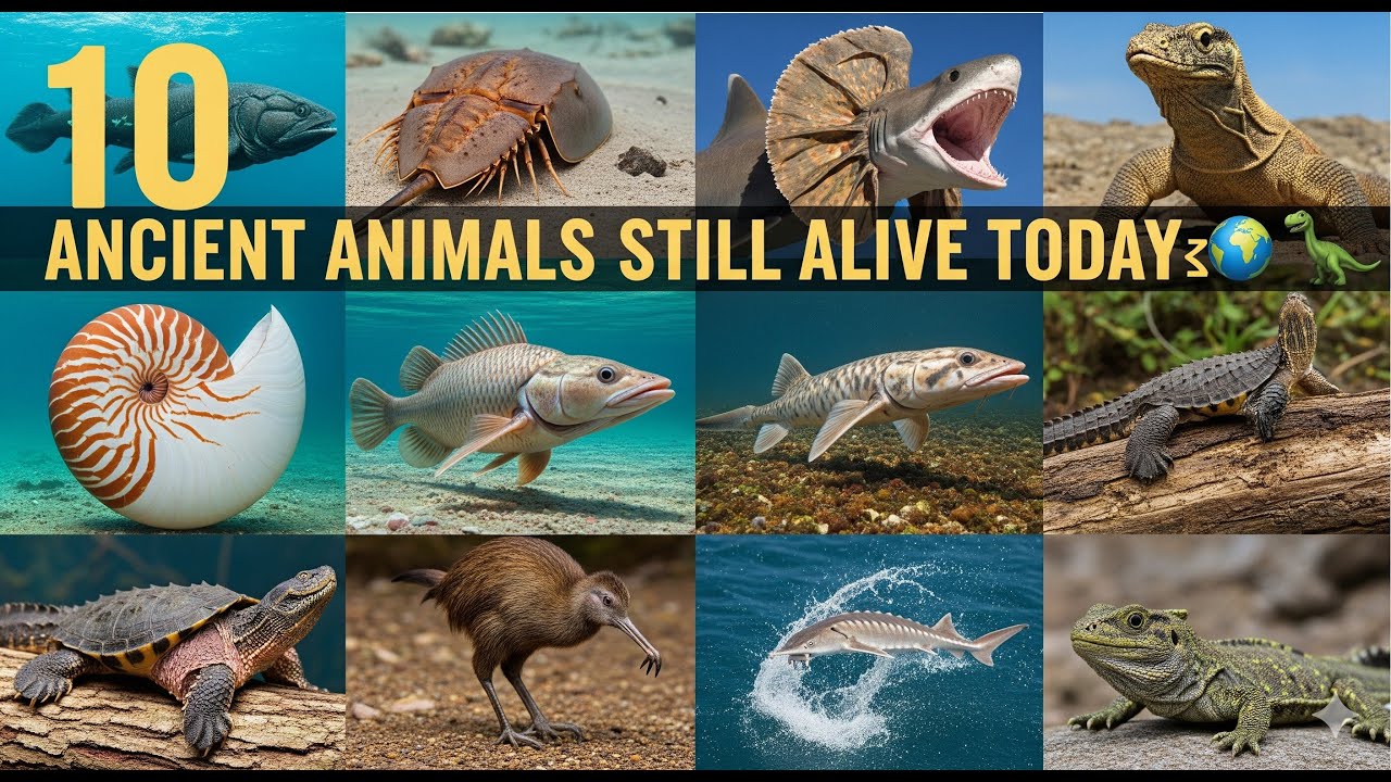 10 Ancient Animals Still Alive Today 🦖🌍 - YouTube