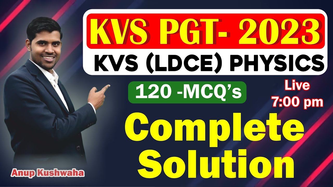 🔥 KVS PGT Physics ️ - YouTube