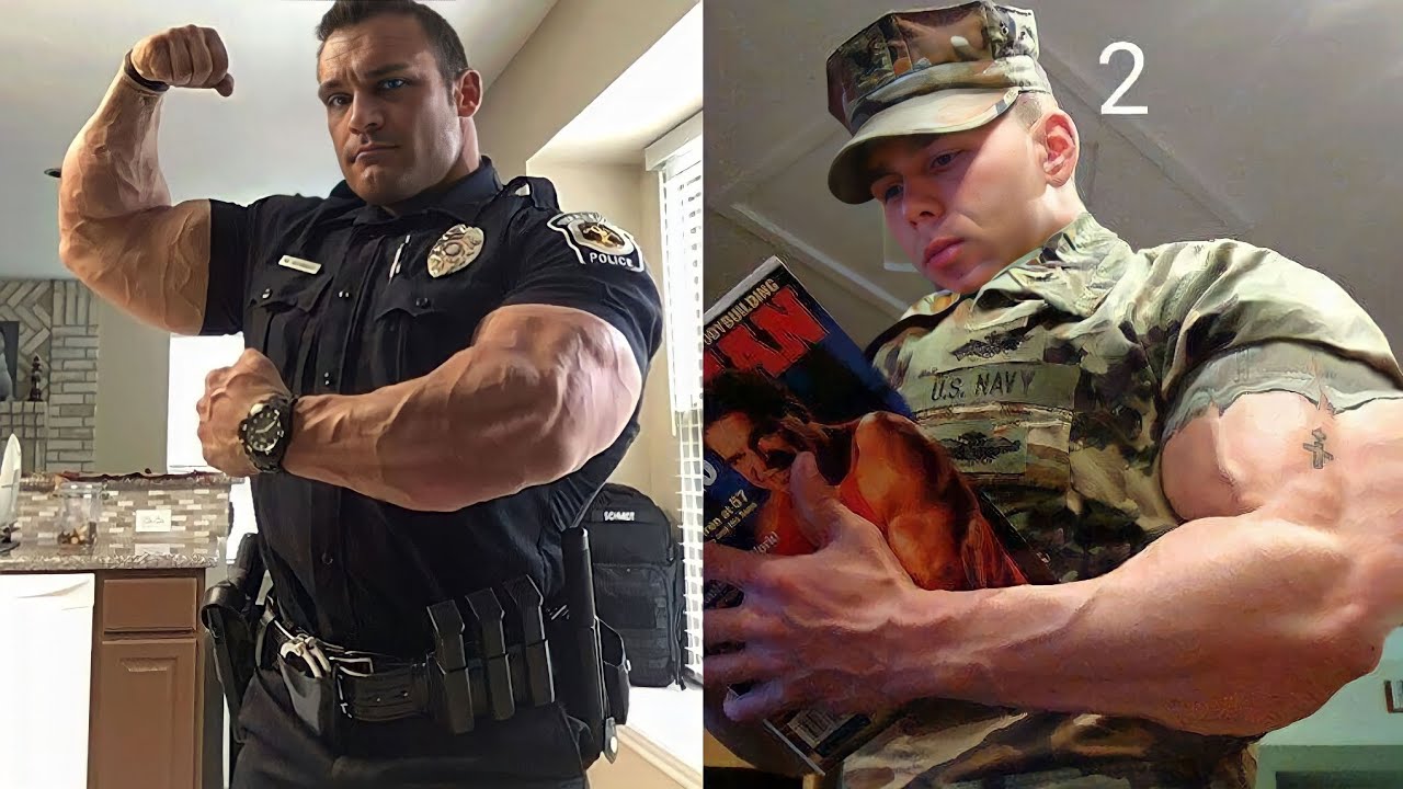 Fittest Police Officer In The World | Biggest And Strongest Officer ...