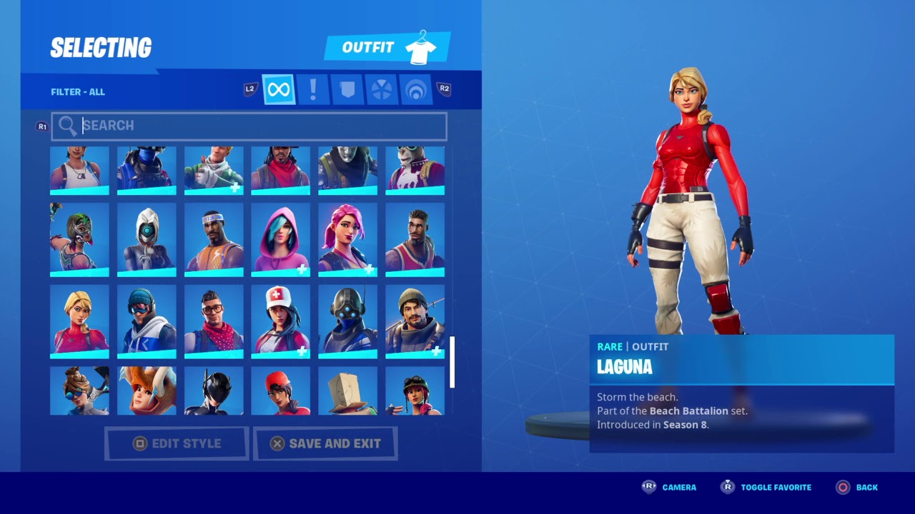 Fortnite locker Review (first vid) - YouTube