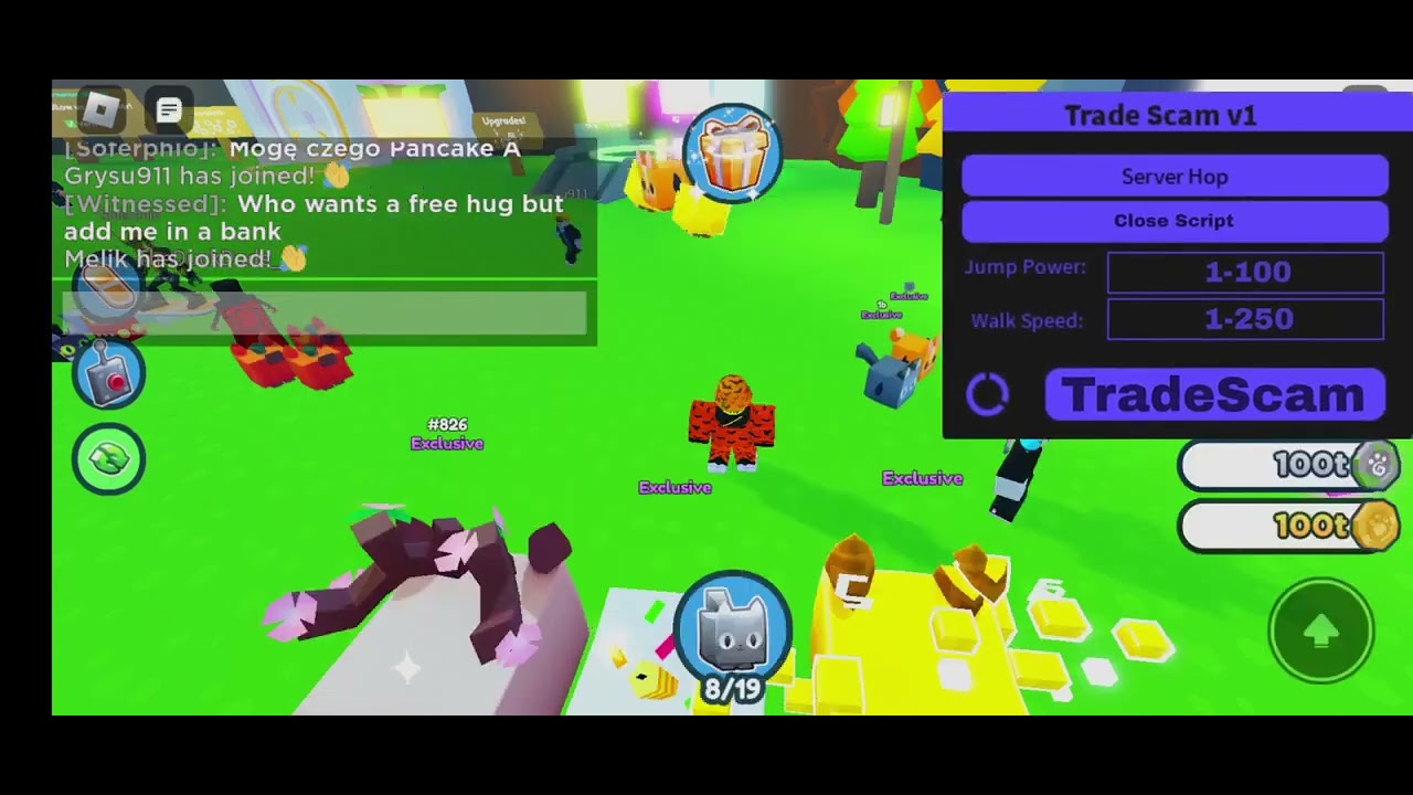 ROBLOX TRADE SCAM PET SIMULATOR X!! INSANE SCRIPT - YouTube