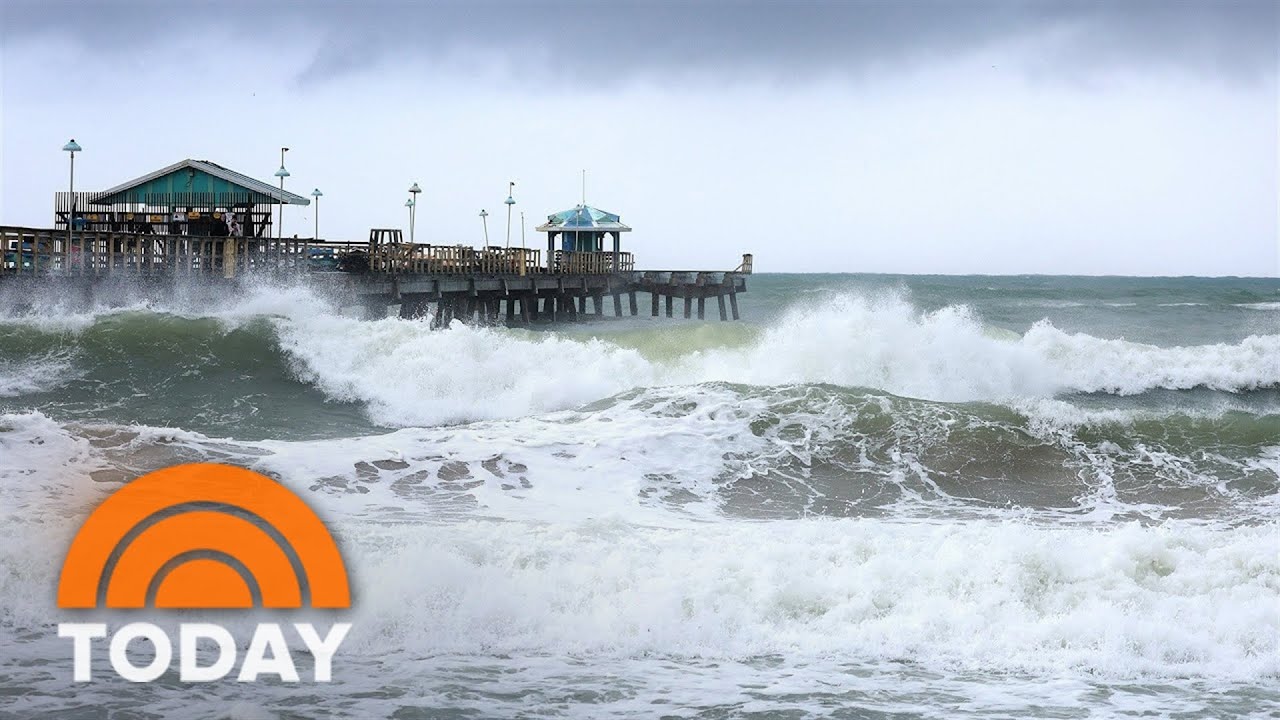 Nicole Makes Landfall In Florida As Rare November Hurricane - YouTube
