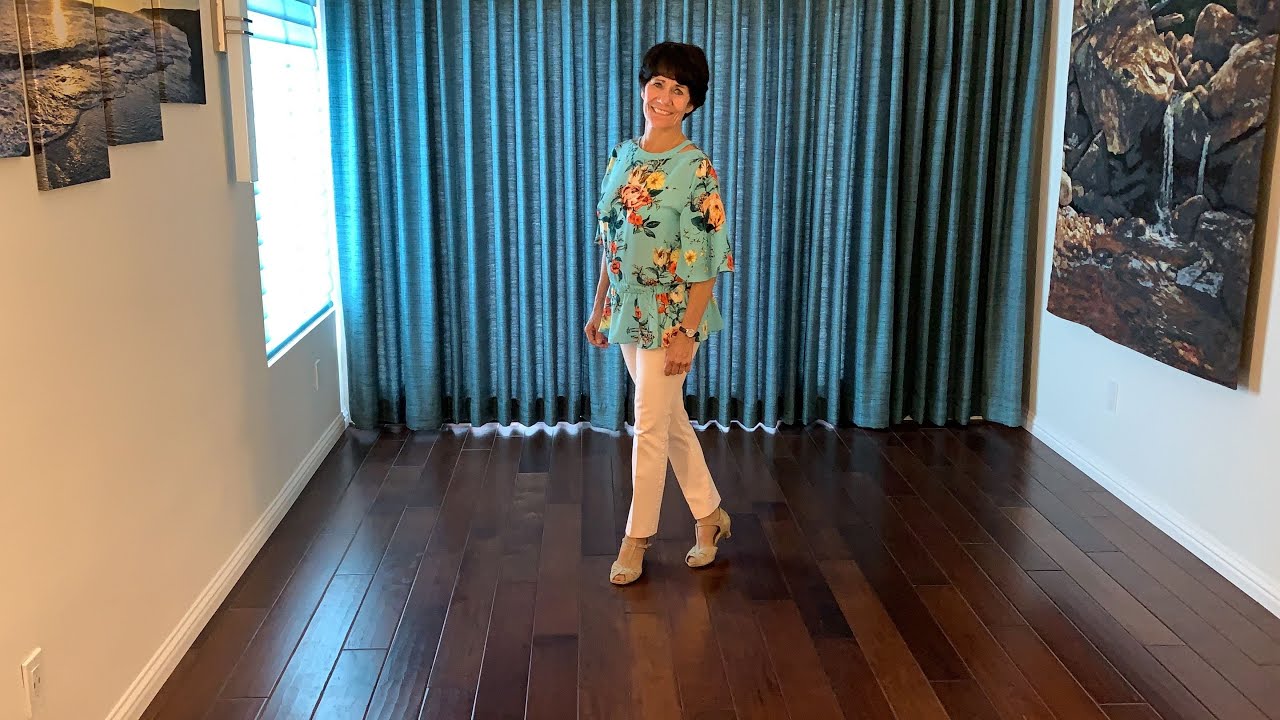 Della and The Dealer line dance demonstration and tutorial by Stephie ...