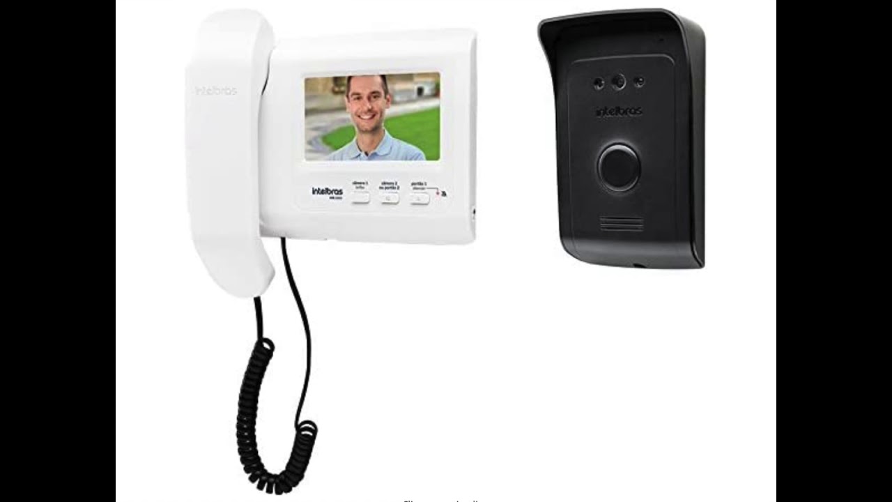 Vídeo Porteiro com Monofone IVR 1010, Intelbras, IVR 1010, Preto:Branco ...