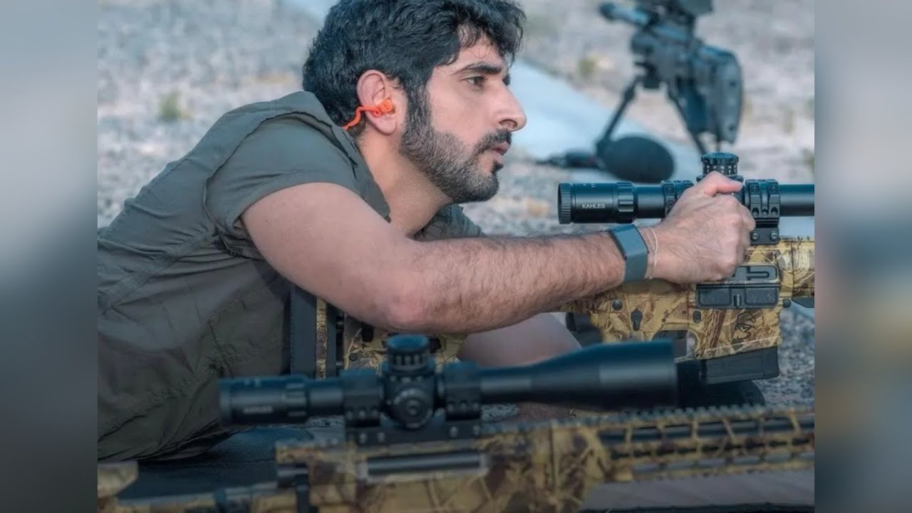 Sheikh Fazza practiced weapons | Hamdan prince | Dubai City | Capricorn ...