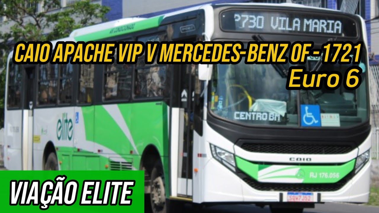 ️[ Viação Elite ] Caio Apache Vip V Mercedes-Benz OF-1721 Euro 6 - Som ...