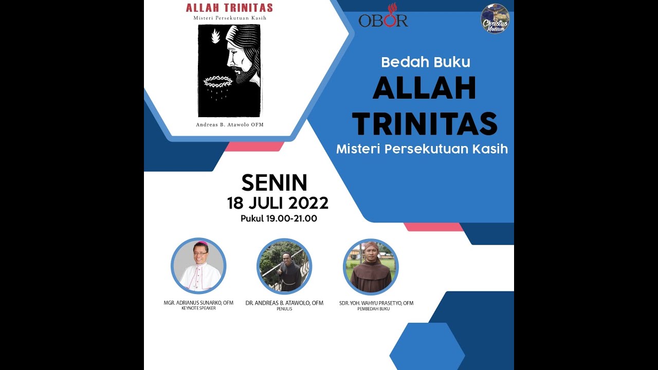 WEBINAR BEDAH BUKU "ALLAH TRINITAS: MISTERI PERSEKUTUAN KASIH" - YouTube