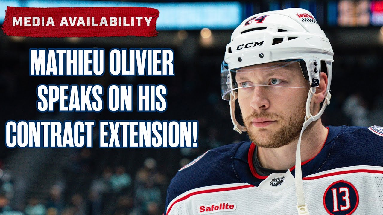 Mathieu Olivier Speaks On Signing a 6-Year Contract Extension with the ...
