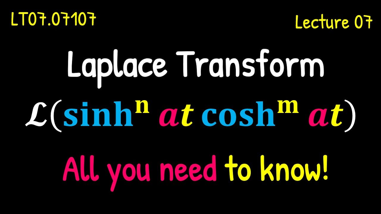 Laplace transform of power and product of hyperbolic functions | booma ...