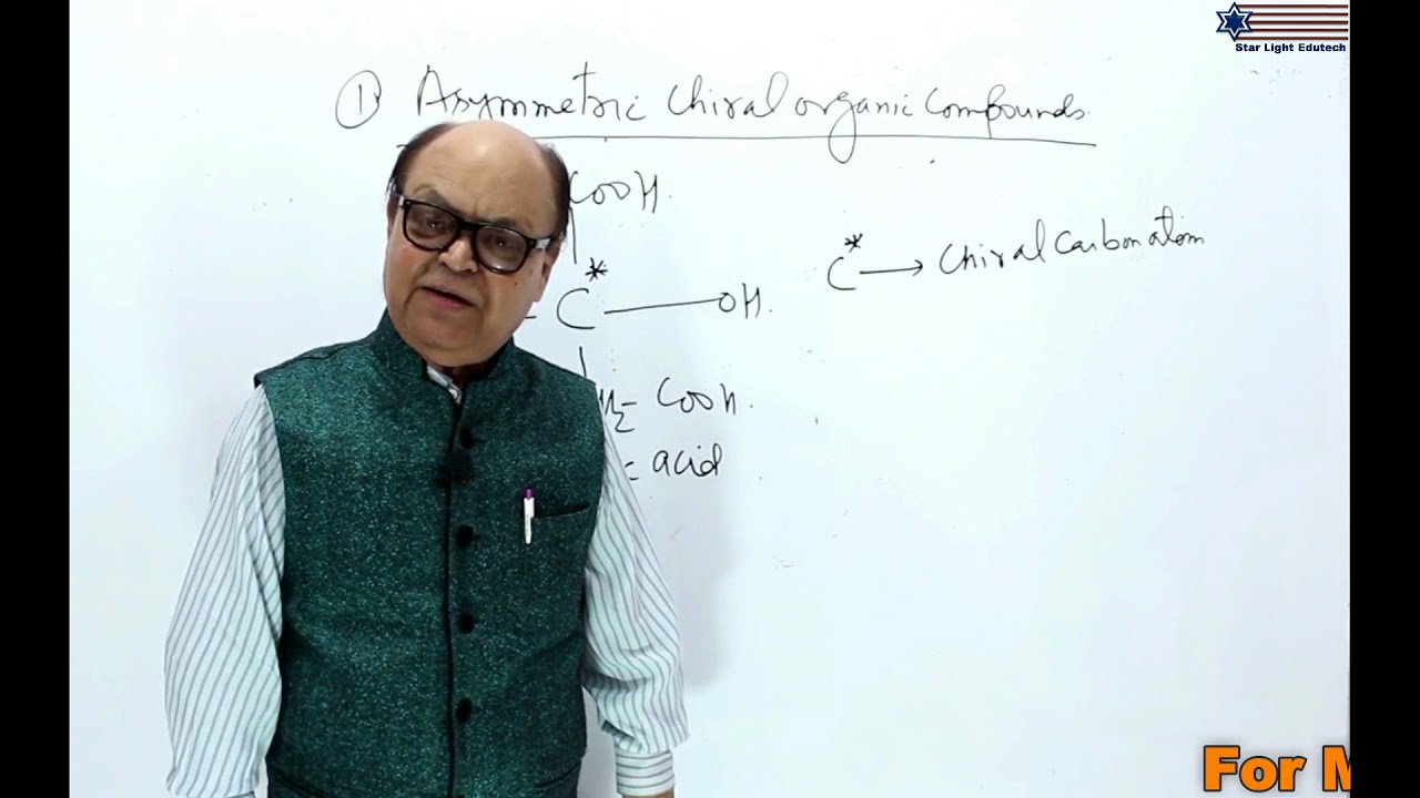 Asymmetric & Dissymmetric Chiral Organic Compounds - YouTube