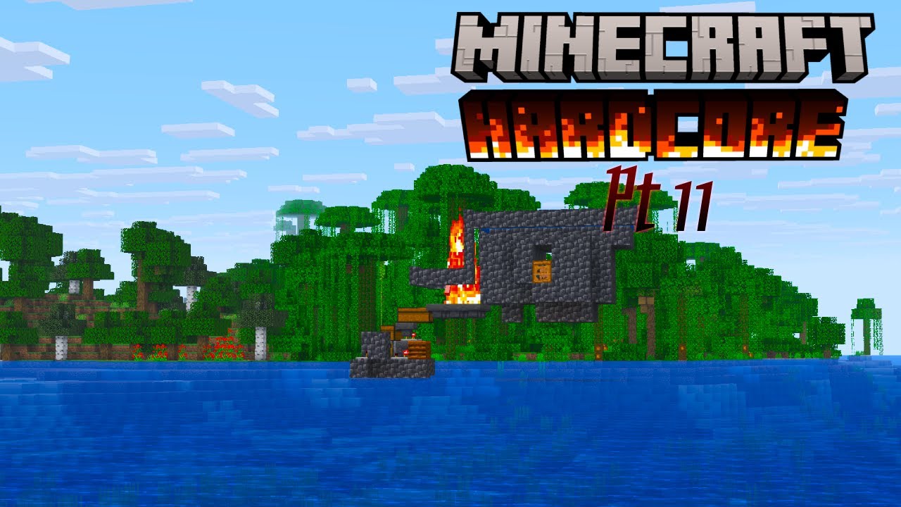 Building Simple Auto Crafting Iron Farm - YouTube