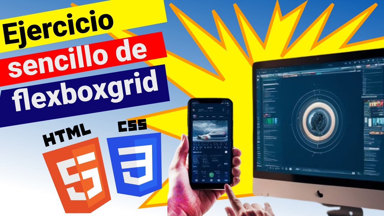 Ejercicio Sencillo con Flexbox grid - YouTube