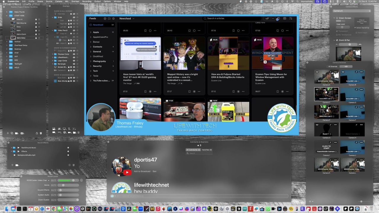 TechBits: Setting Up for Our Daily Tech Chat with Ecamm - YouTube