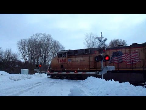 UP 7460 North MNPAL Filmed At North Kasper Siding (1-20-2023) - YouTube