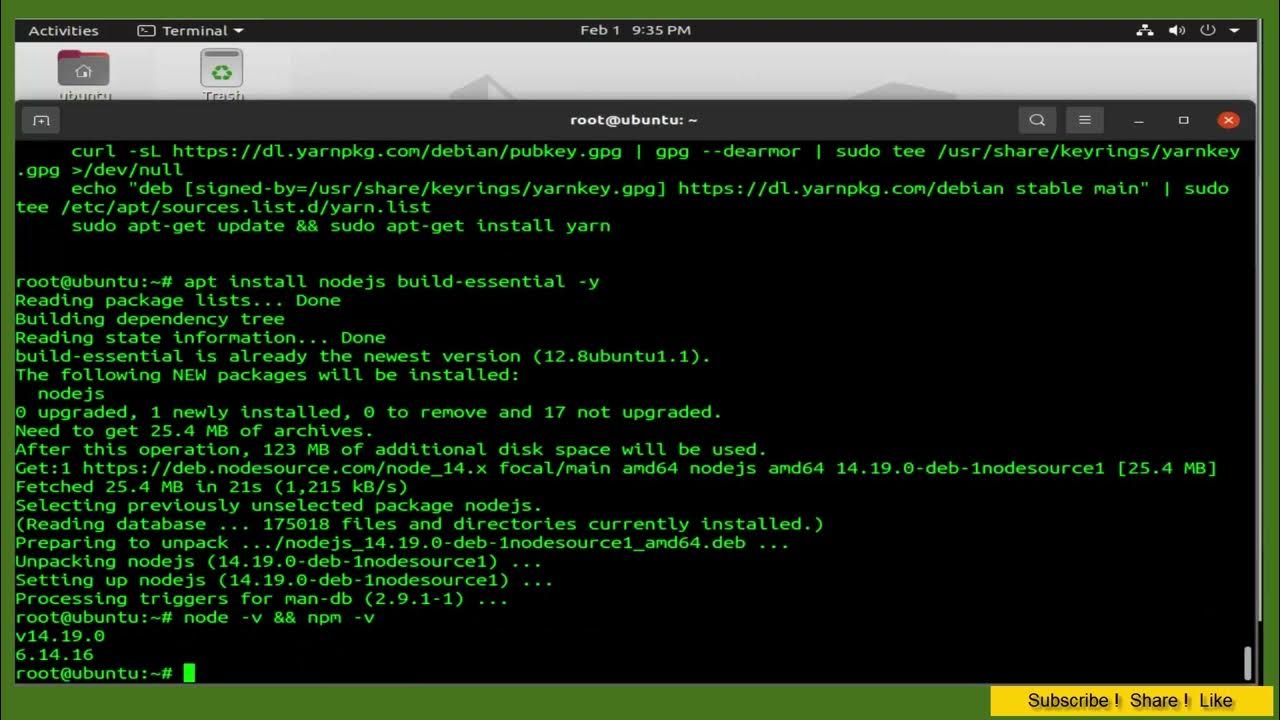 How To Install Gatsby & Deploy new site On Ubuntu 20.04 - YouTube
