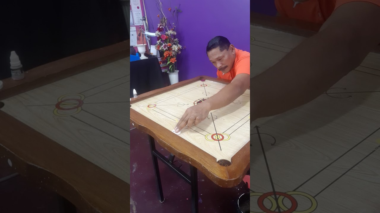 Carrom Skills Teknik 'N' Side Angle By Abg Jo My Tabib Malaya - YouTube