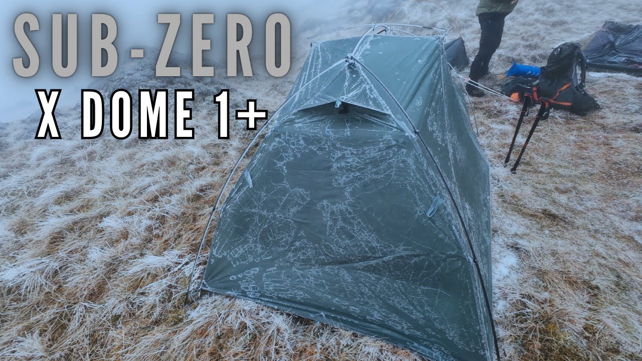 Sub Zero Lake District Winter Mountain Wild Camp in the Durston X Dome ...