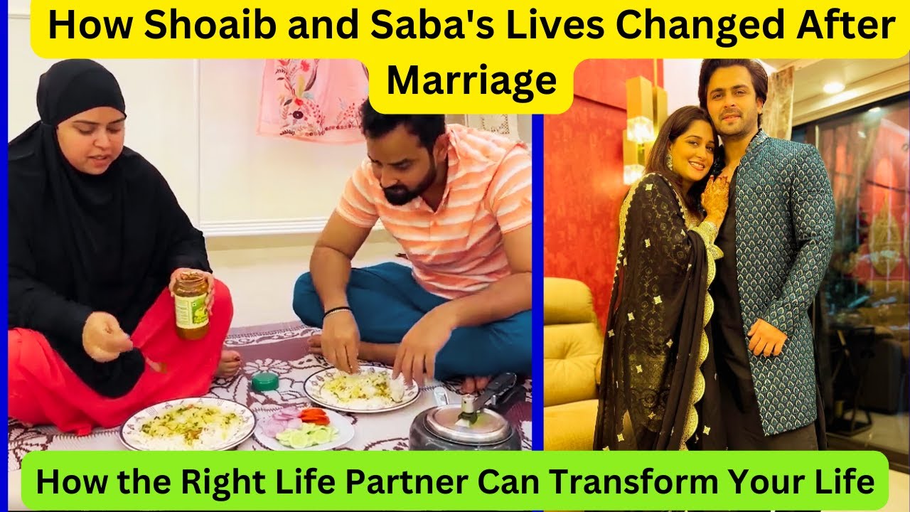 How Shoaib and Saba's Lives Changed After Marriage #sabakajahan # ...