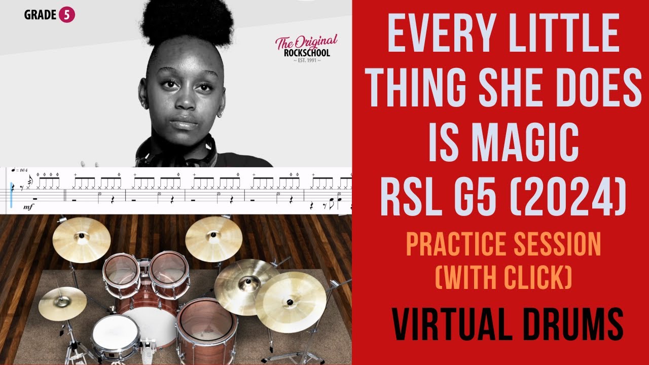 Every Little Thing She Does Is Magic (Practice session) - Rockschool ...