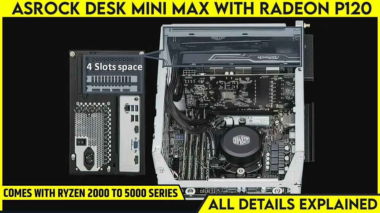 ASRock DeskMini Max With AMD Radeon P120 ITX Graphics Card Launch Soon ...