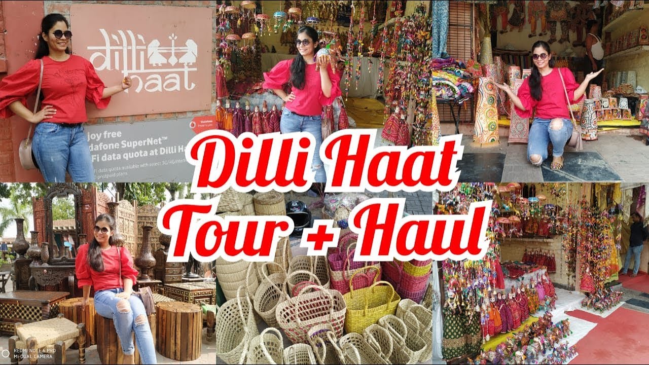Dilli Haat Tour + Haul// Come Visit Dilli Haat - YouTube