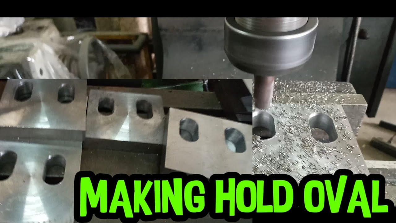 TUTORIAL CARA BUAT LUBANG OVAL PADA METAL BAJA - YouTube